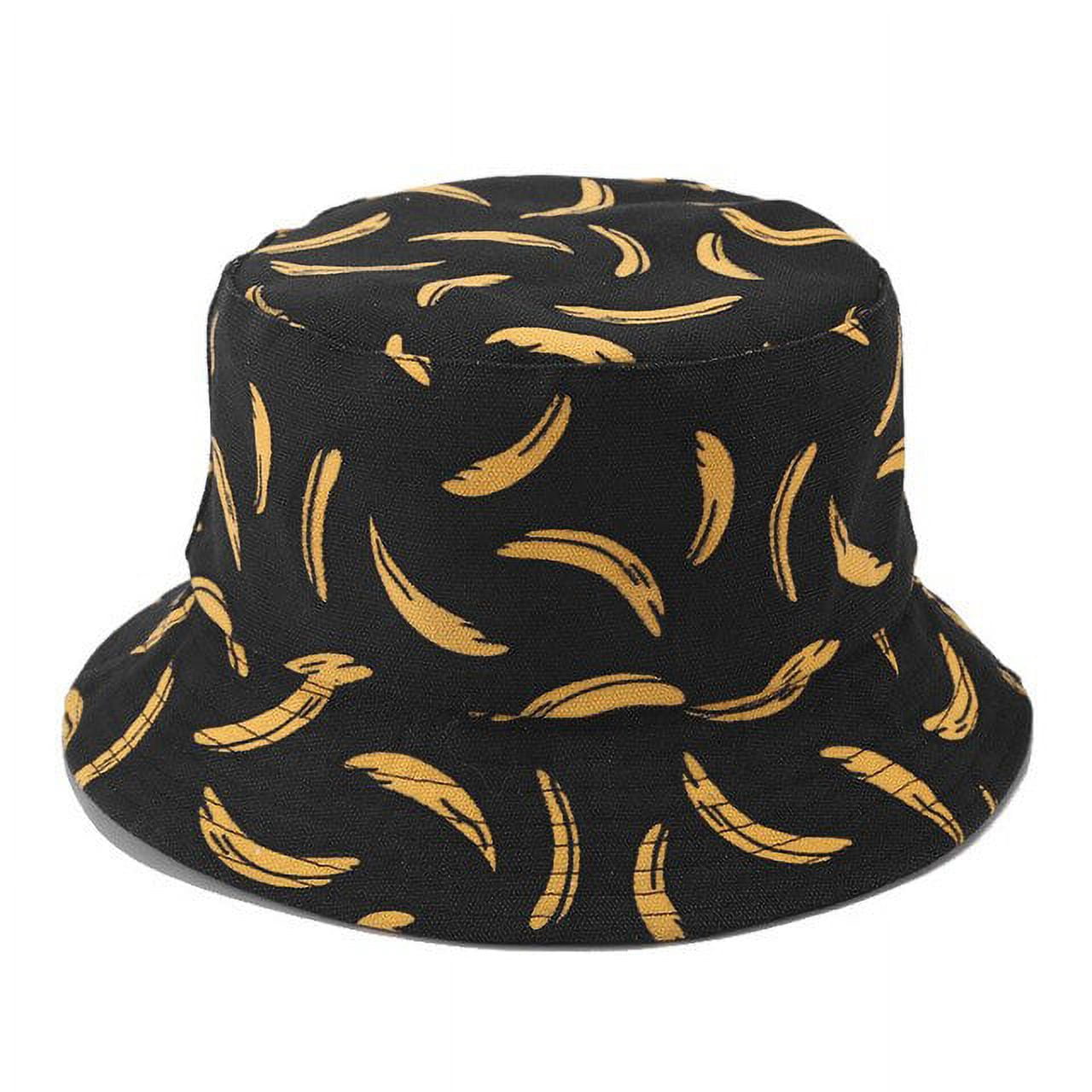CoCopeanut Topi Bucket Panama Wanita Modis Topi Bucket Musim Panas Pria ...