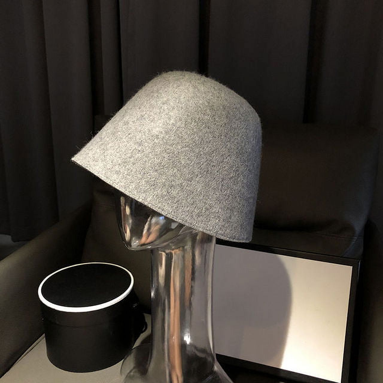 CoCopeanut Topi Ember Lipat Musim Dingin Topi Ember Pelindung Matahari ...