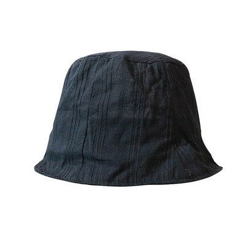 CoCopeanut Topi Ember Solid Gaya Tipis Katun Baru Uniseks Topi Bob Hip ...