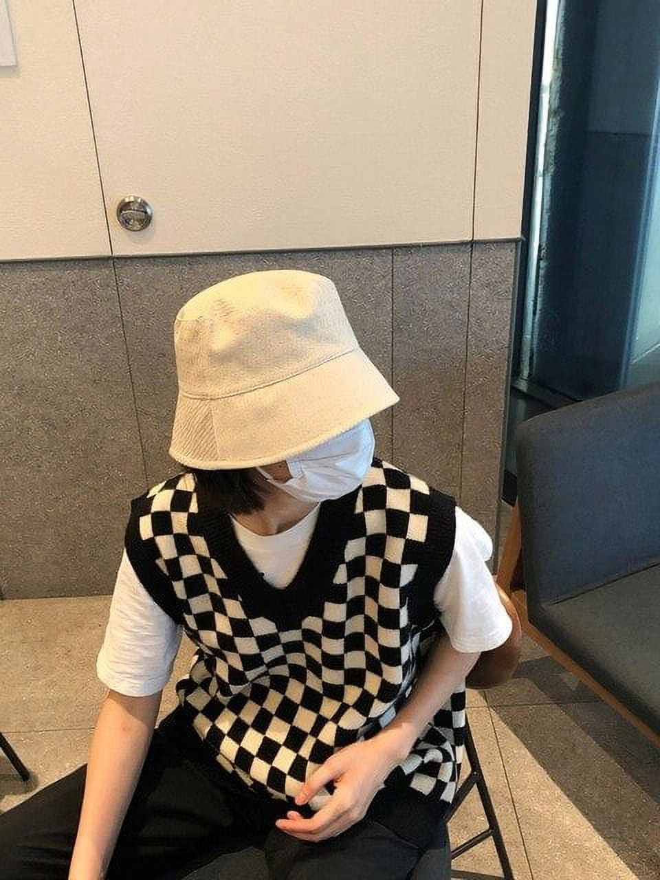 CoCopeanut Topi Harajuku Modis Korea Musim Panas Baru 2022 Topi Bucket ...