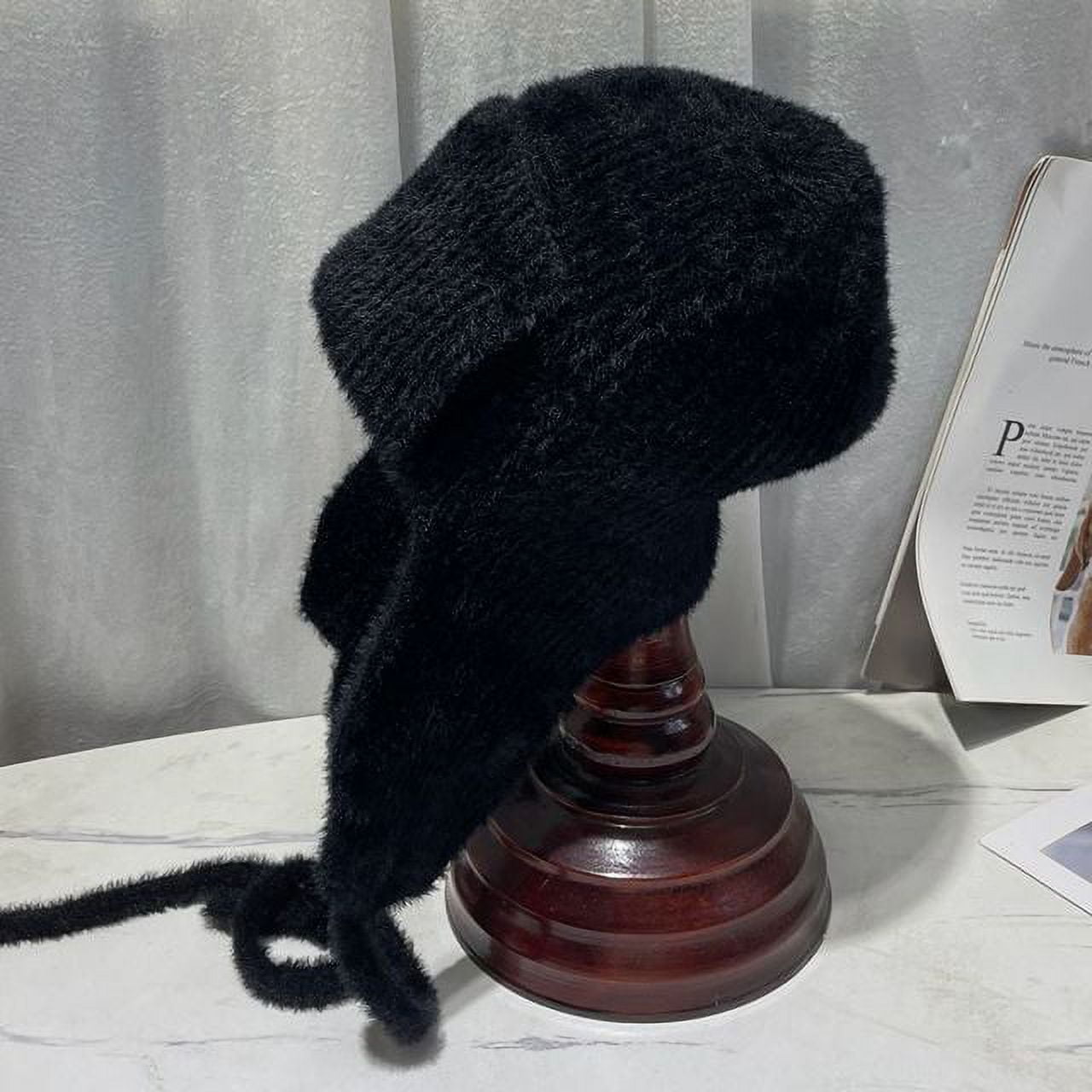 CoCopeanut Topi Musim Dingin Topi Bomber Tetap Hangat Wanita Musim ...