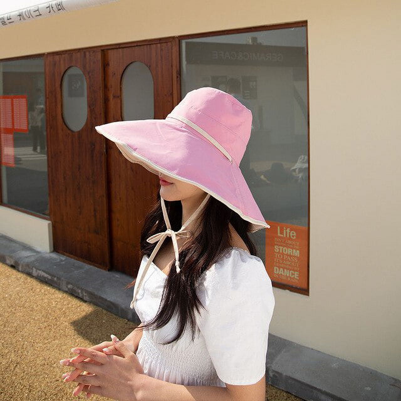 CoCopeanut Topi Nelayan Perempuan Musim Semi dan Musim Panas Outing ...