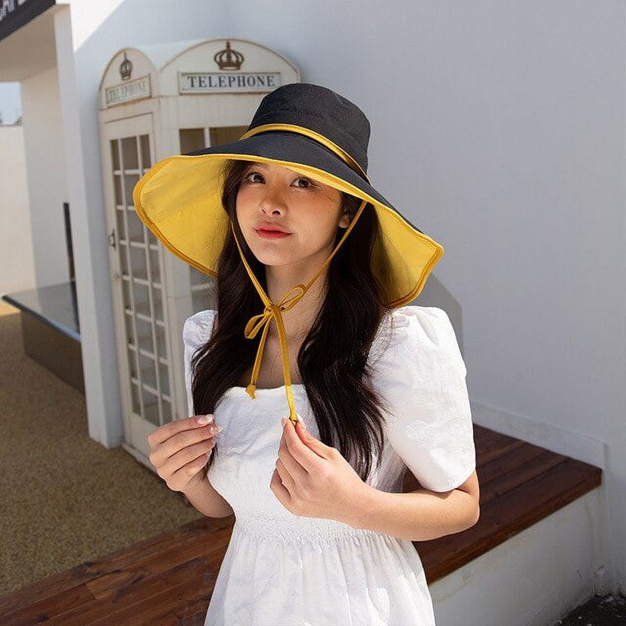 CoCopeanut Topi Nelayan Perempuan Musim Semi dan Musim Panas Outing ...