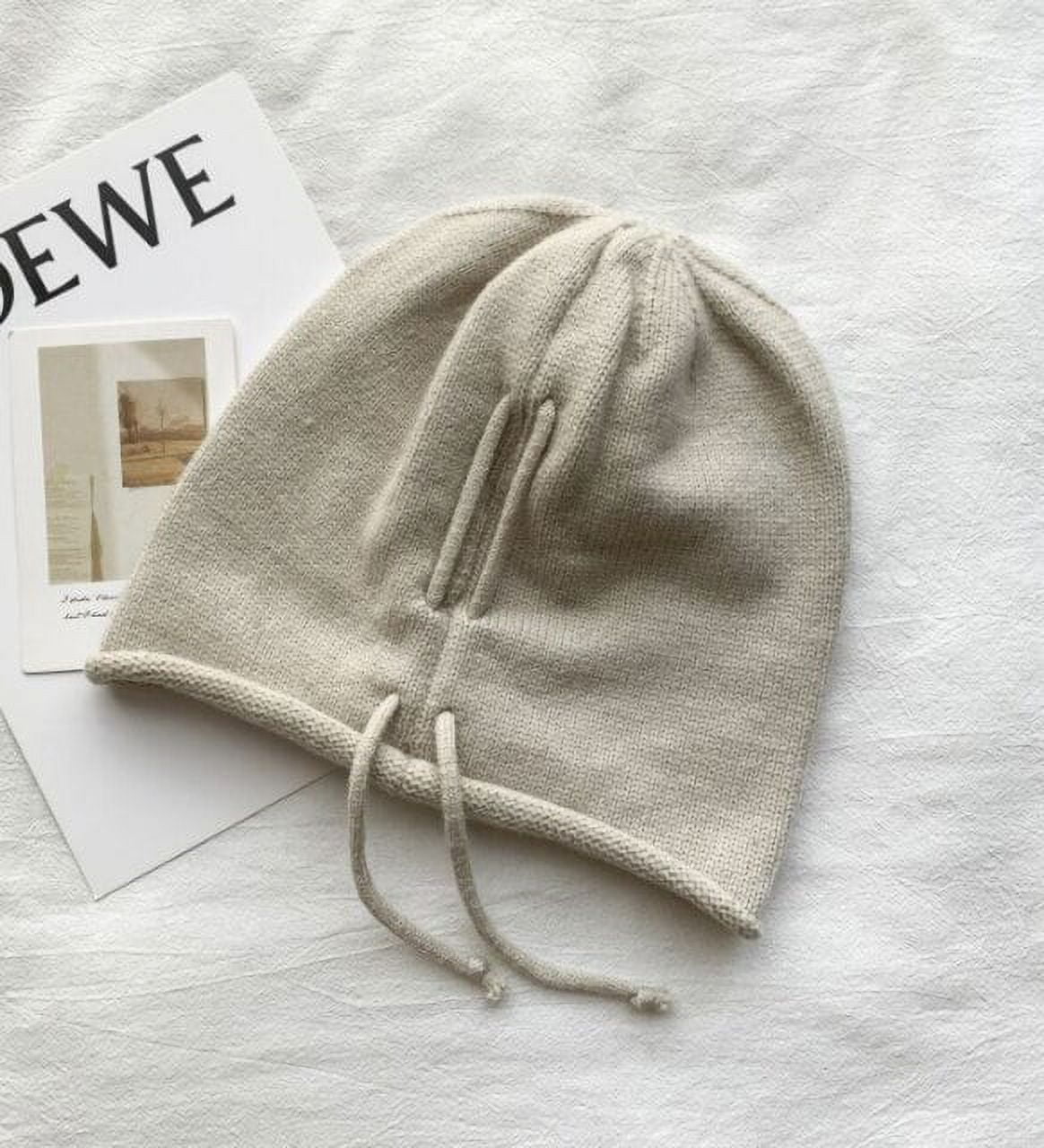 CoCopeanut Topi Wol Hangat Beludru Plus Musim Dingin Baru untuk Wanita ...