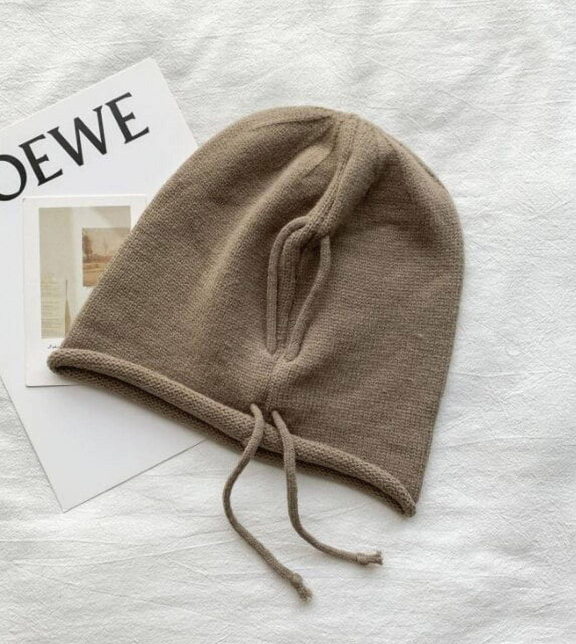 CoCopeanut Topi Wol Hangat Beludru Plus Musim Dingin Baru untuk Wanita ...