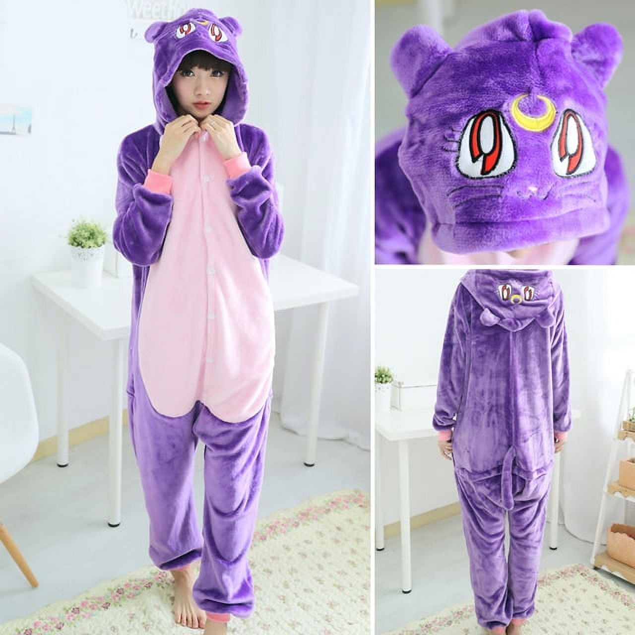 CoCopeanut Unicorn Panda Totoro Pajamas Stitch Adult Animal Onesies ...