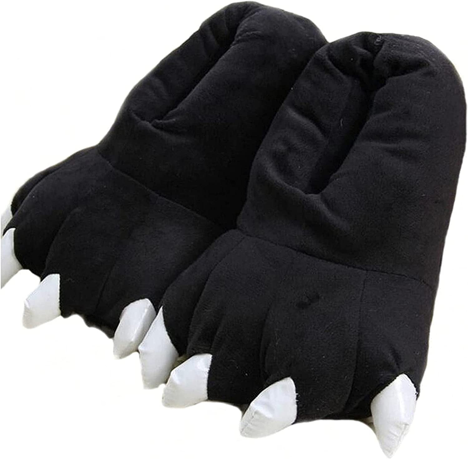 CoCopeanut Unisex Plush Animal Paw Slippers Dinosaur Claw Slippers ...