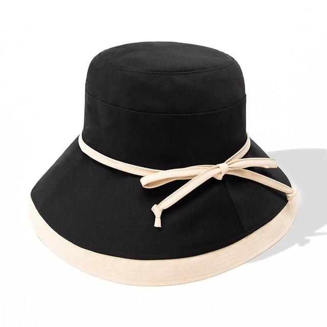 CoCopeanut Women Sun Hat Fashionable Wide Brim Fold Bucket Cap Fedoras ...