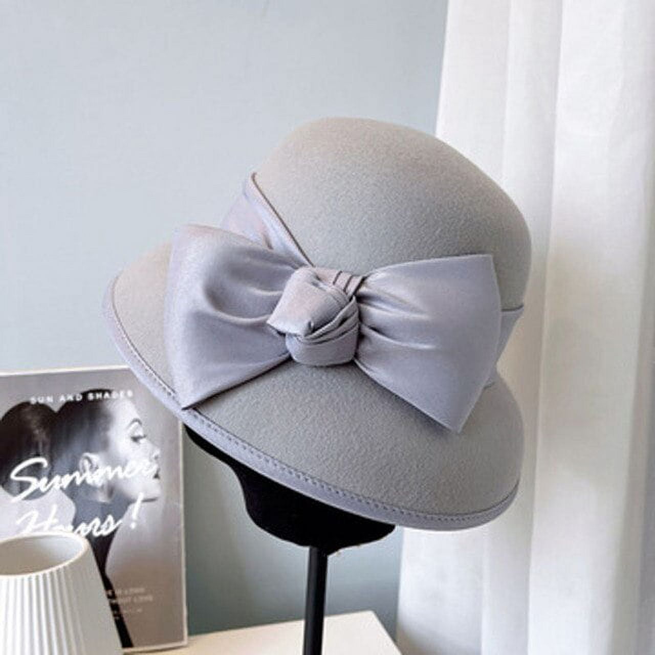 CoCopeaunt Australian Wool Autumn And Winter Fine Felt Hat Hepburn Wind ...