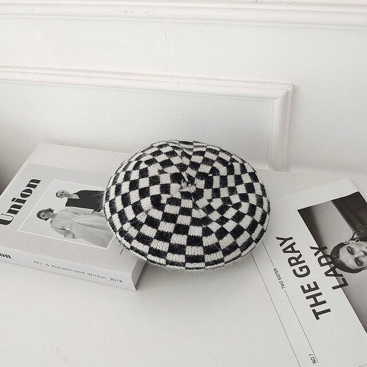 CoCopeaunt BLACK-AND-WHITE CHECKERBOARD, Sweet, Versatile Knit Painter ...