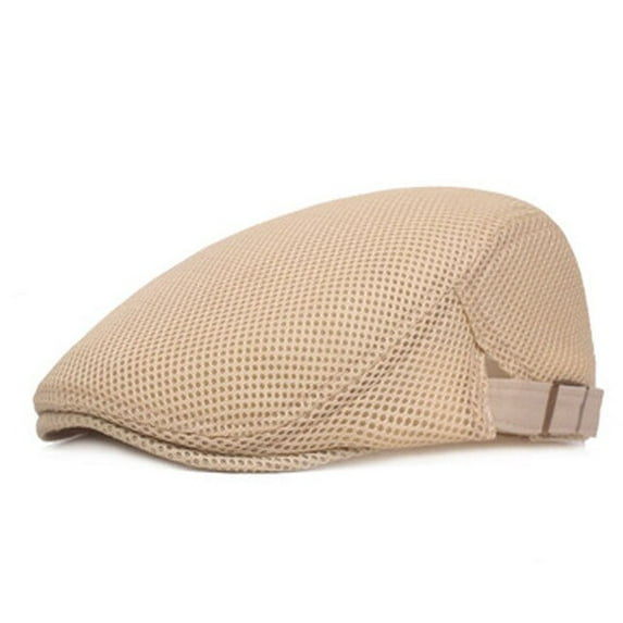CoCopeaunt Beret Men's Summer Mesh Breathing Forward Cap Middle-Aged ...