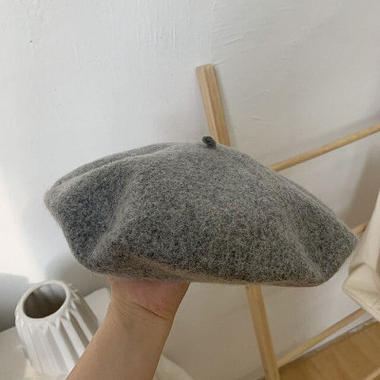 CoCopeaunt Beret Woman British Retro Autumn Winter Series Wool Painter ...