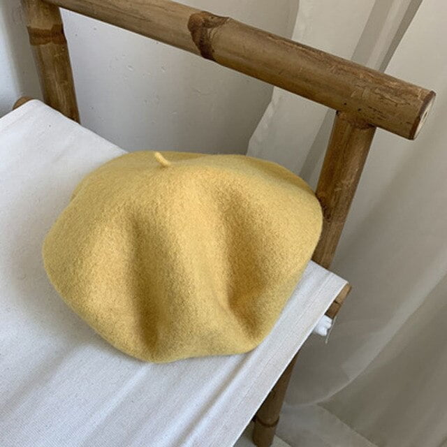 CoCopeaunt Beret Woman British Retro Autumn Winter Series Wool Painter ...