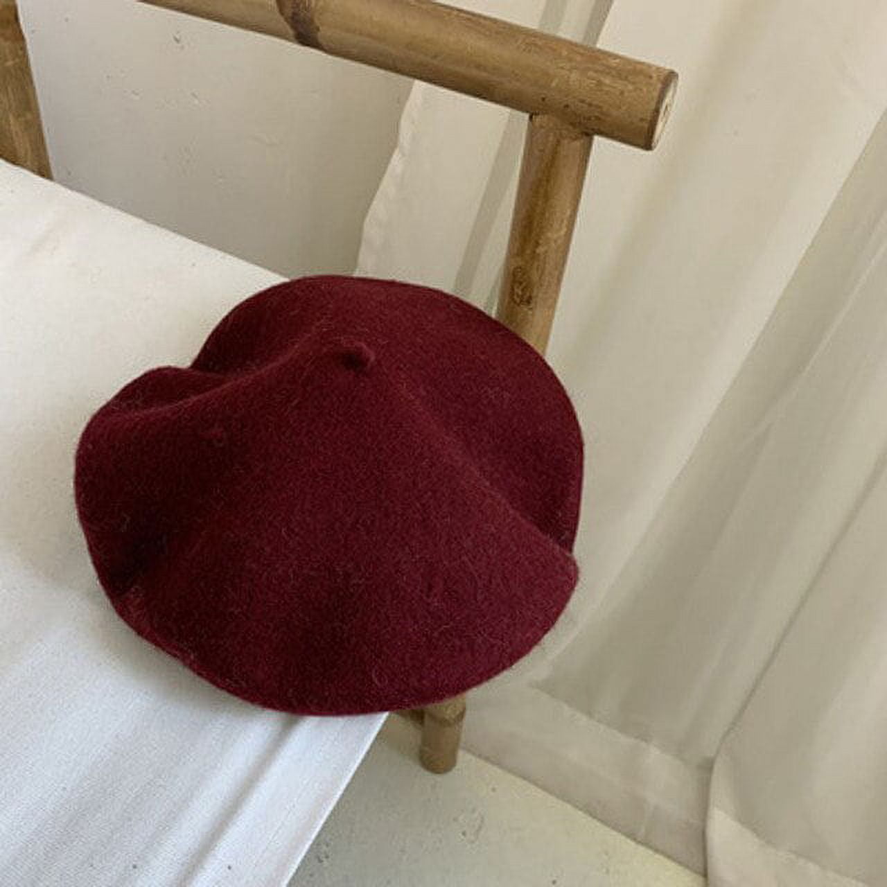 CoCopeaunt Beret Woman British Retro Autumn Winter Series Wool Painter ...