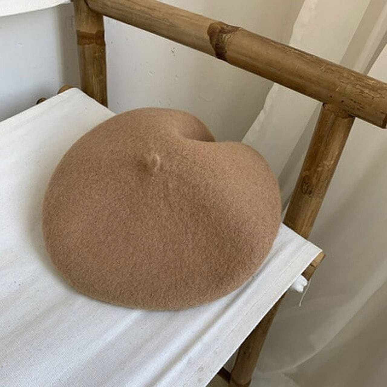 CoCopeaunt Beret Woman British Retro Autumn Winter Series Wool Painter ...