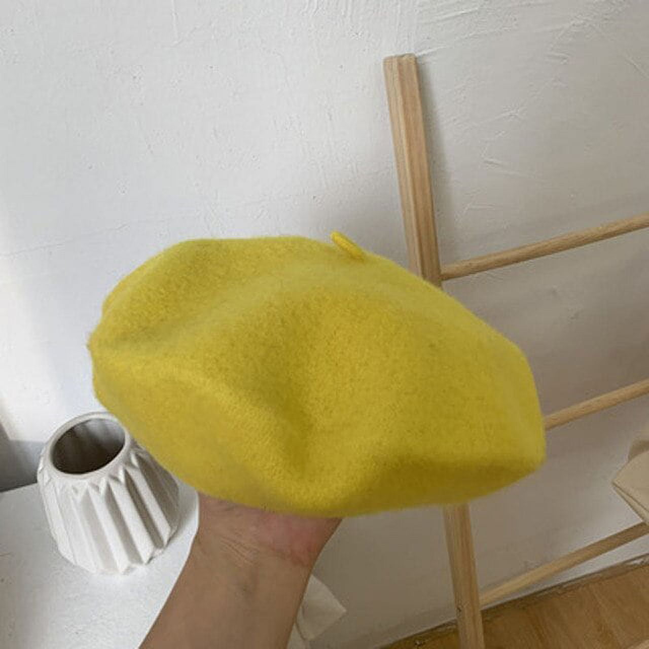 CoCopeaunt Beret Woman British Retro Autumn Winter Series Wool Painter ...