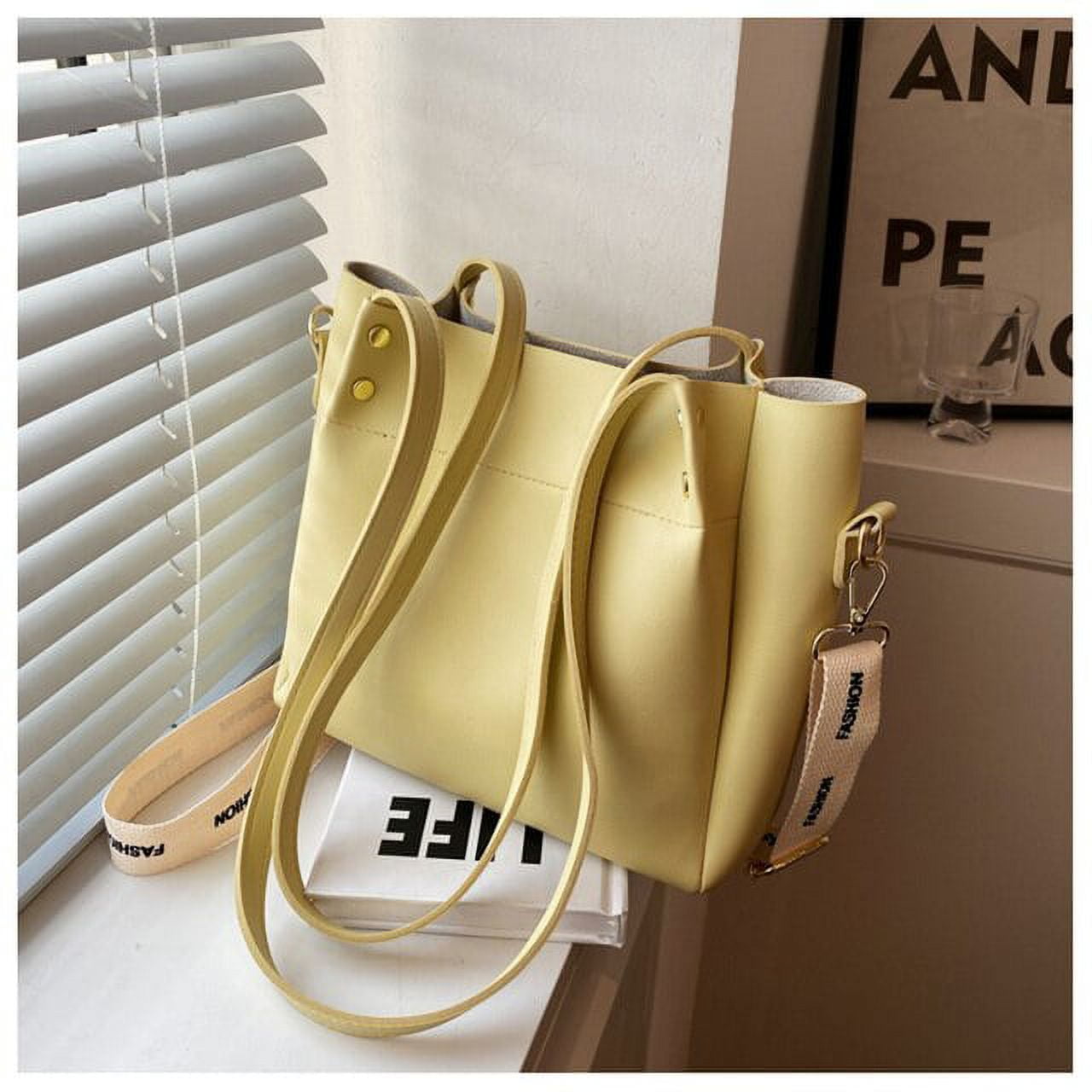 CoCopeaunt Big Black Shoulder Bags for Women New Soft Leather Crossbody ...