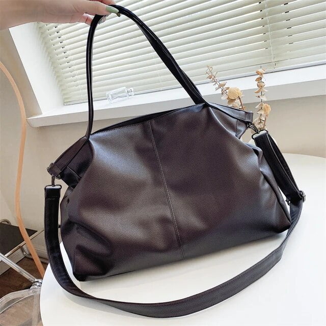 CoCopeaunt Big Black Tote Bags for Women Large Hobo Shopper Bag Roomy ...