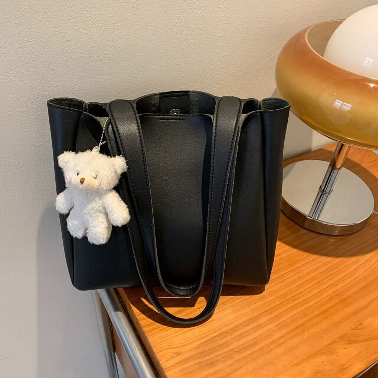 CoCopeaunt Big Solid Color Tote Bags for Women Luxury Soft Leather ...