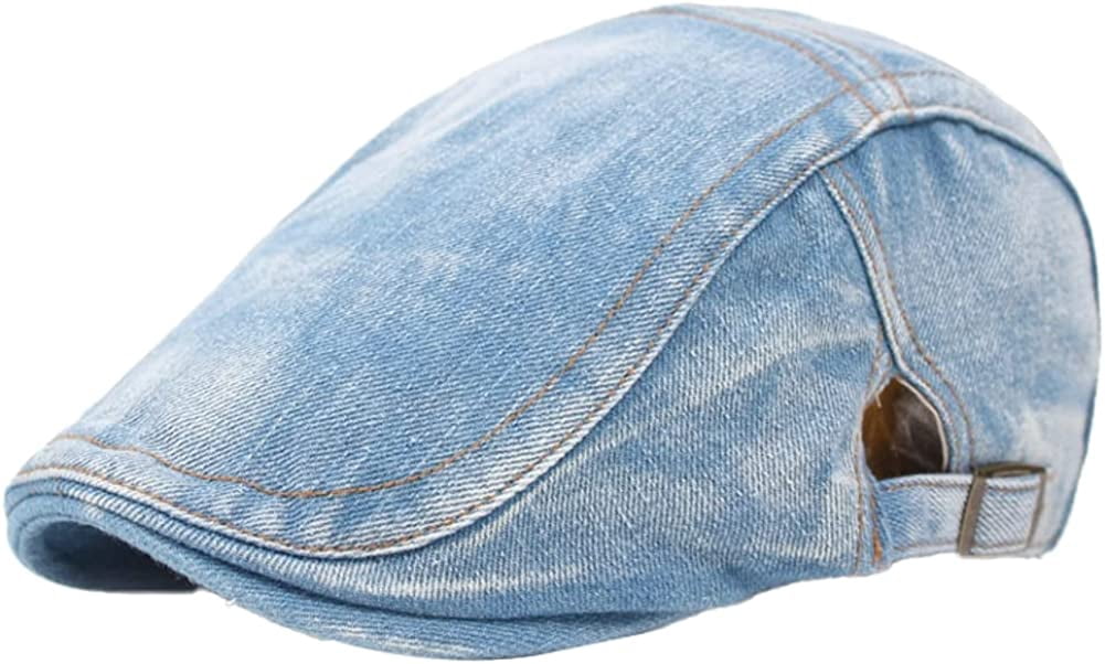 CoCopeaunt Denim Newsboy Cap for Women Men Retro Baseball Cap Sun Hat ...