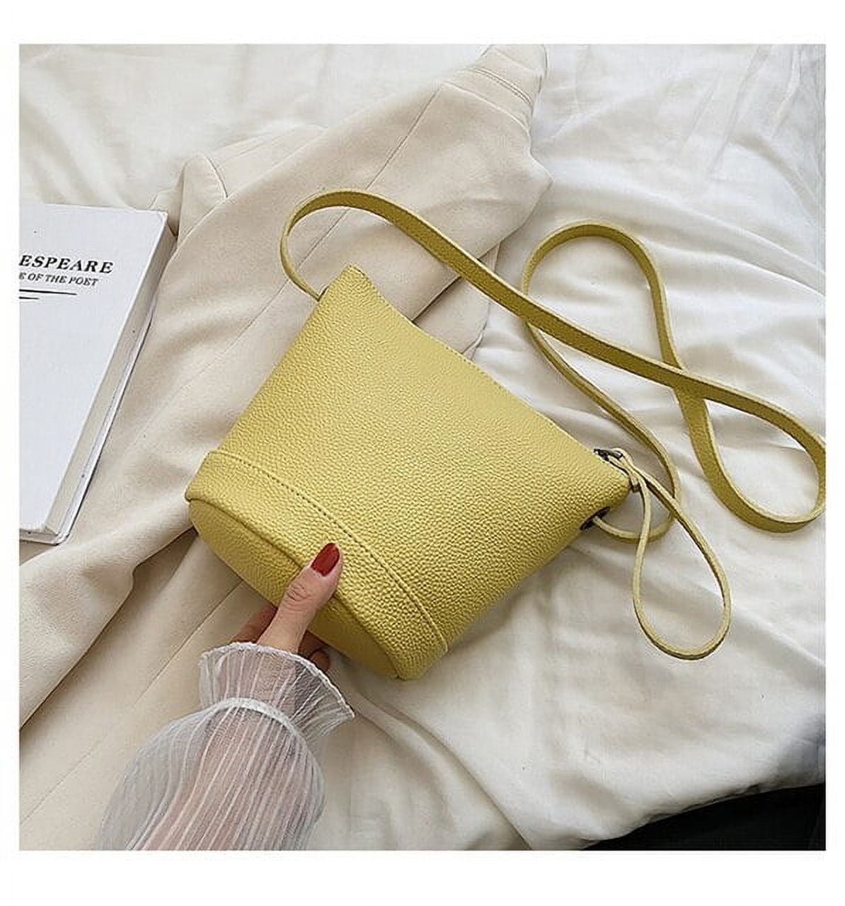 CoCopeaunt Female Classic Bucket Messenger Bag Soft Leather Shoulder ...