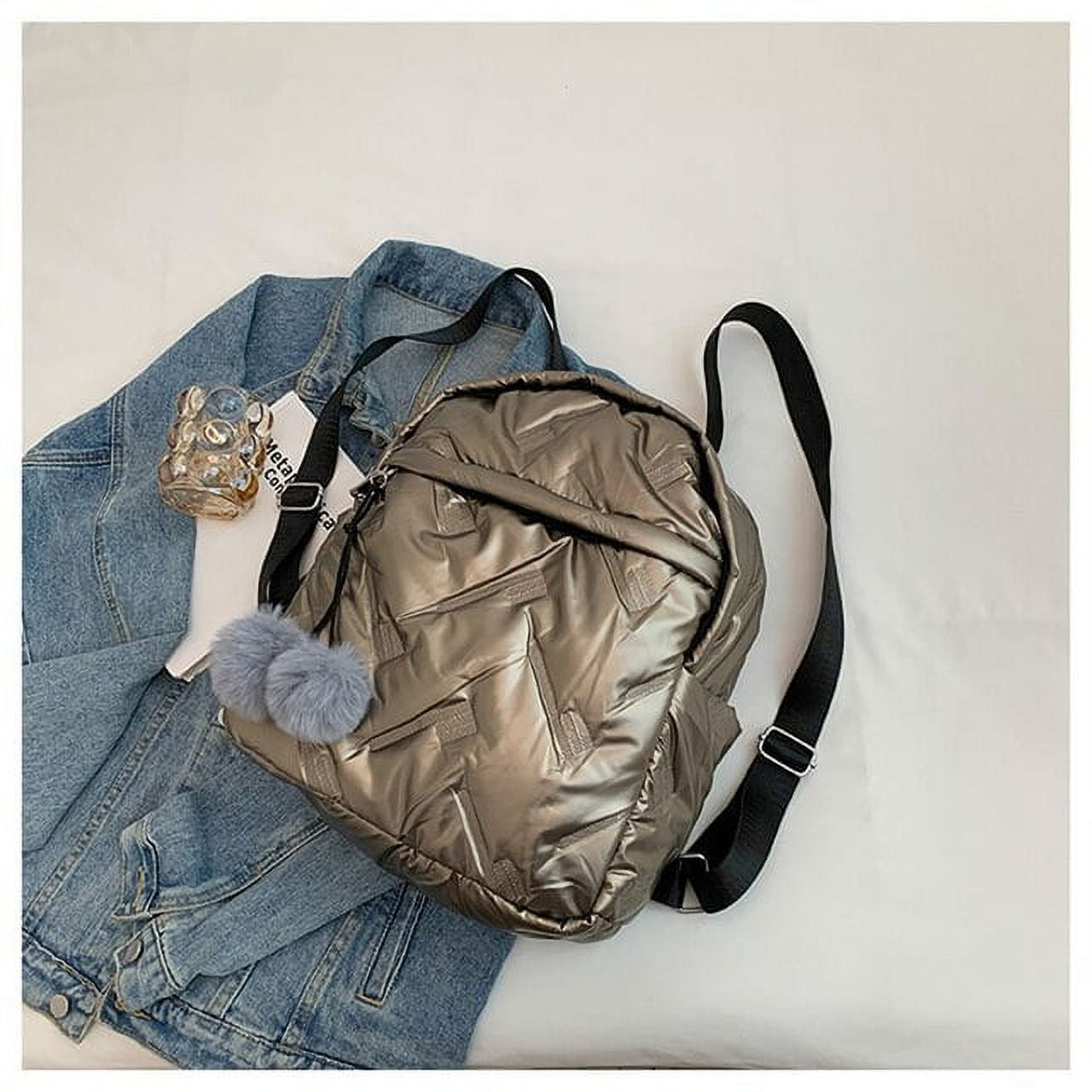 CoCopeaunt Female Pure Color Backpack Lightweight Portable Foldable New ...