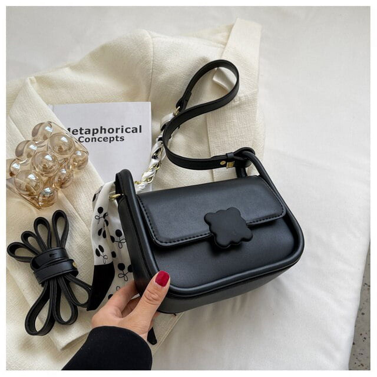 CoCopeaunt Female Small Flap Messenger Bag Stylish Soft Leather ...