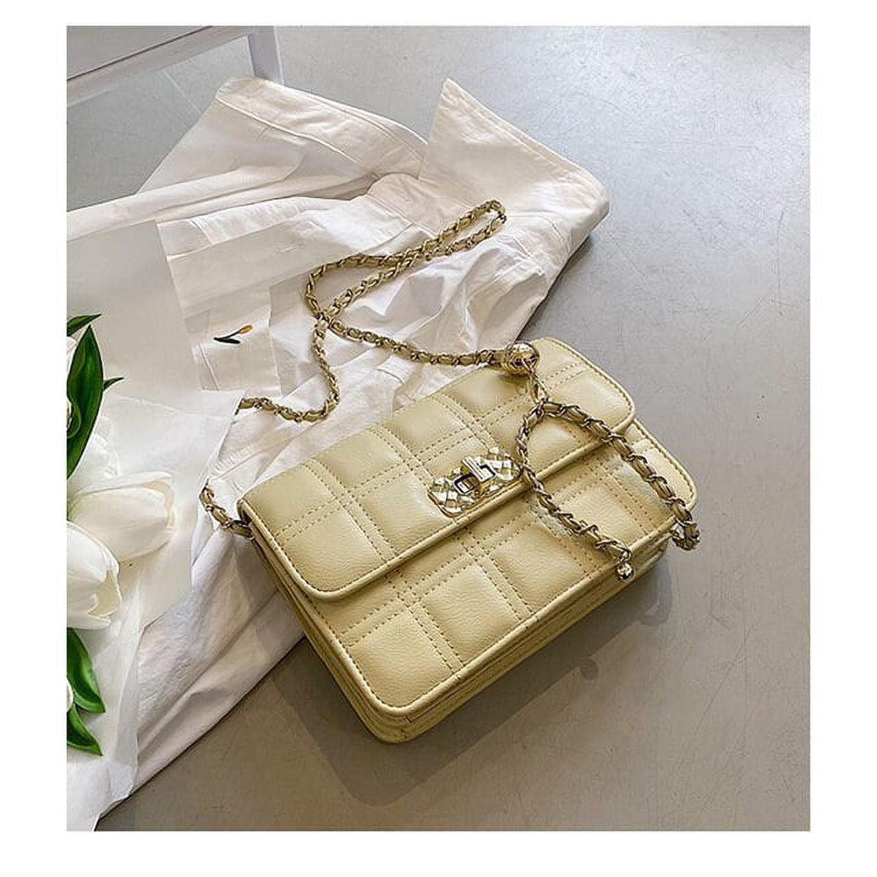 CoCopeaunt Female Stylish Chain Messenger Bag Soft Leather Shoulder Bag ...