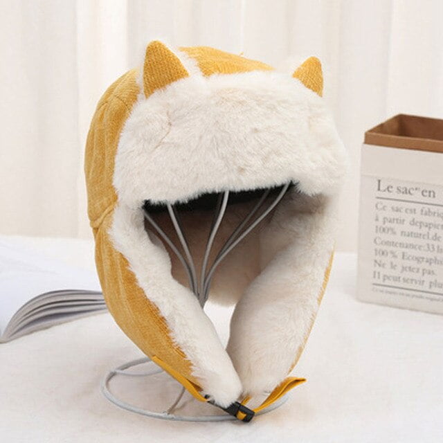 CoCopeaunt Female Winter Cat Ear Lei Feng Hat Thick Wool Insulation Hat ...