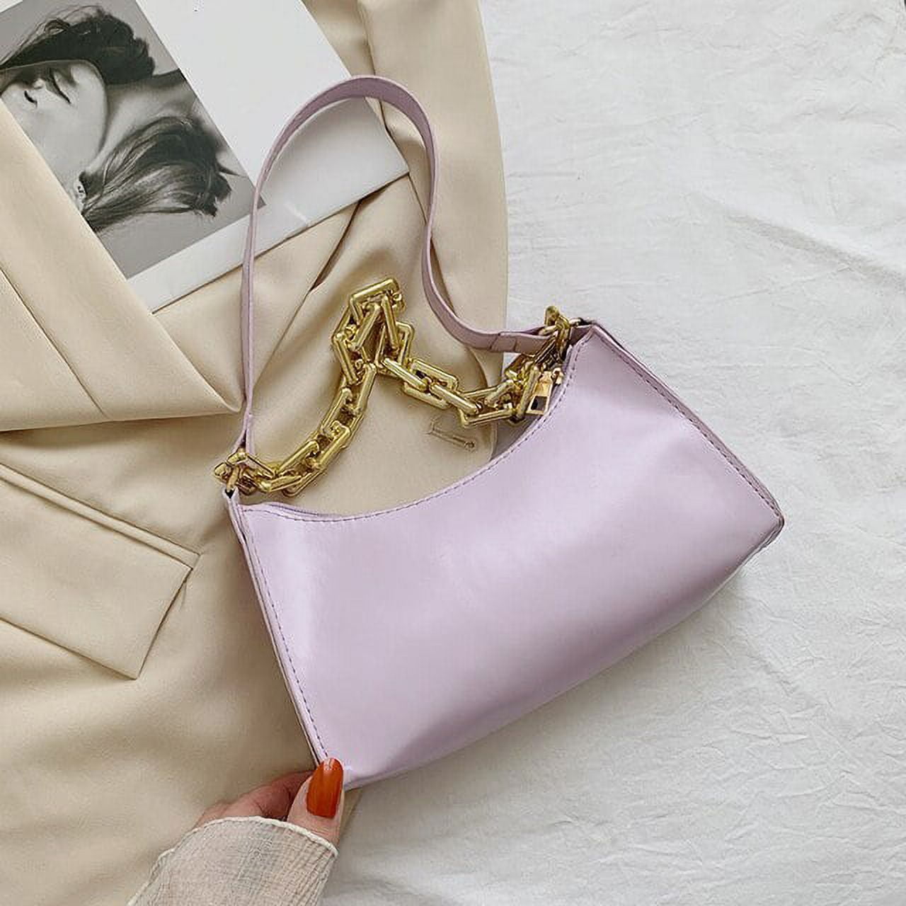 CoCopeaunt French Style Shoulder Bags for Women Simple PU Leather ...