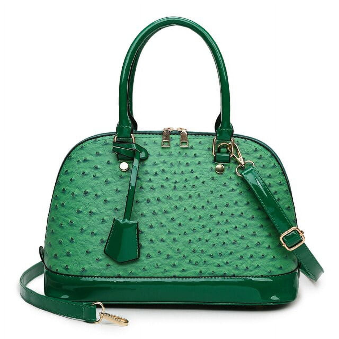 CoCopeaunt Luxury Ostrich Pattern Handbags for Women Pu Leather ...