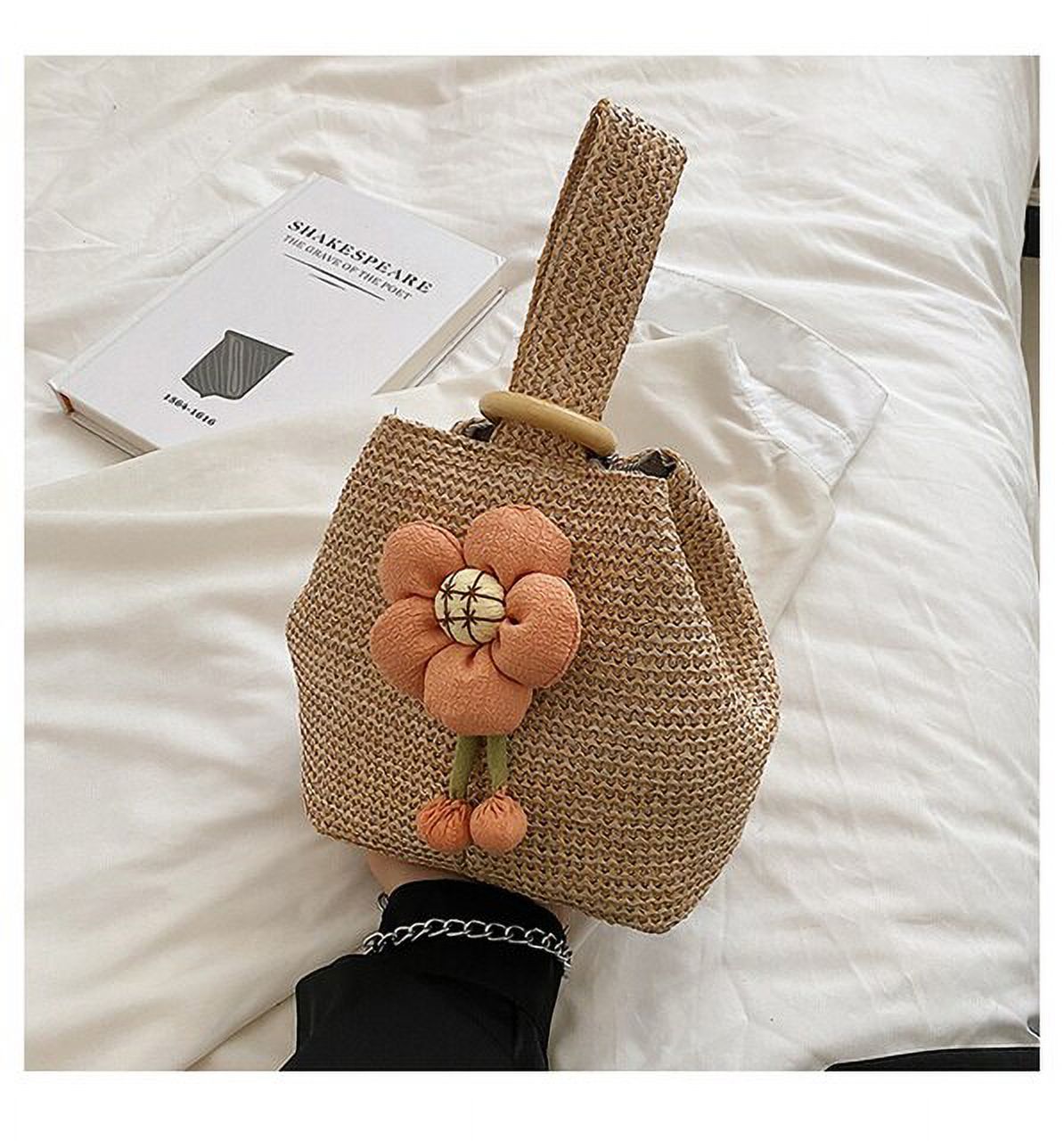 CoCopeaunt Nation Tide Tote Bags for Women Linen Weave Shoulder Bag Top ...