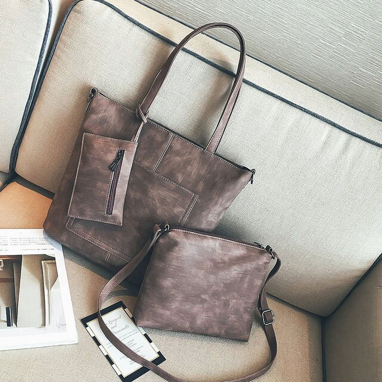 CoCopeaunt New 3-piece set capacity Vintage Women Hand Bag Designers ...