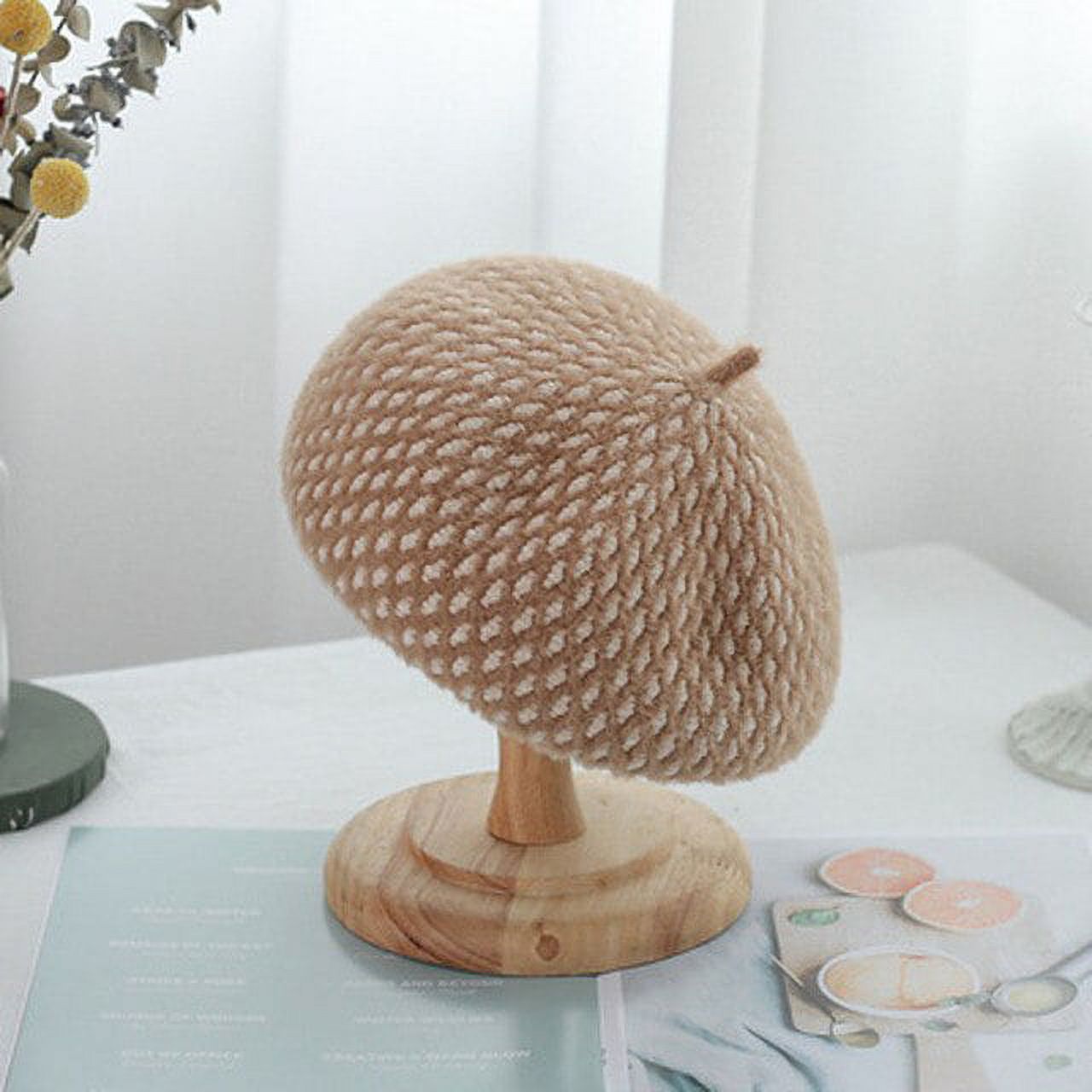 CoCopeaunt New Beret Women’S Autumn And Winter Knitted Cap Spotted ...