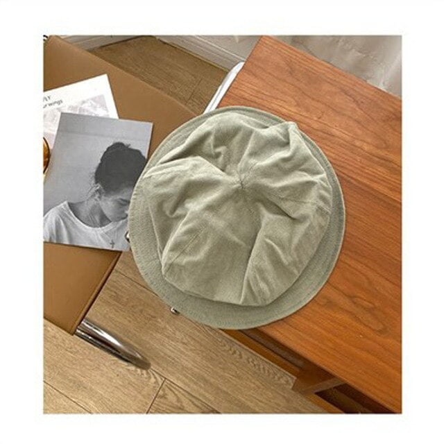 CoCopeaunt New Minority Design Dark Fisherman Cap Female, Korean ...