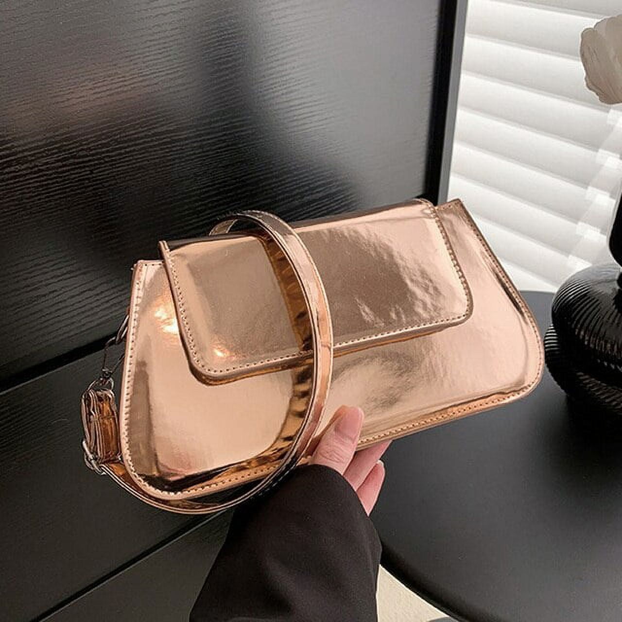 CoCopeaunt Patent Leather Womens Bag Vintage Solid Color Purse Small ...