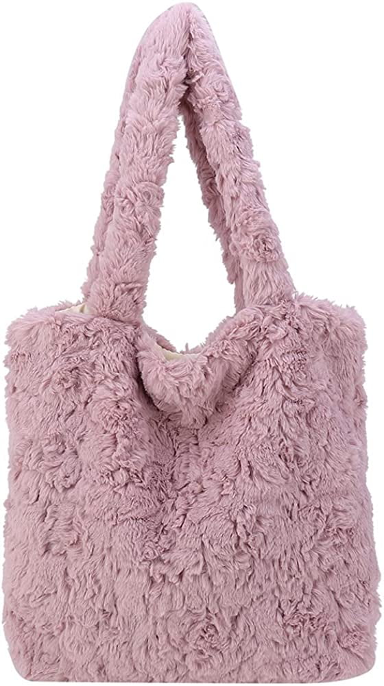 CoCopeaunt Plush Underarm Bag, Ladies Fluffy Shoulder Bag, Women Furry ...