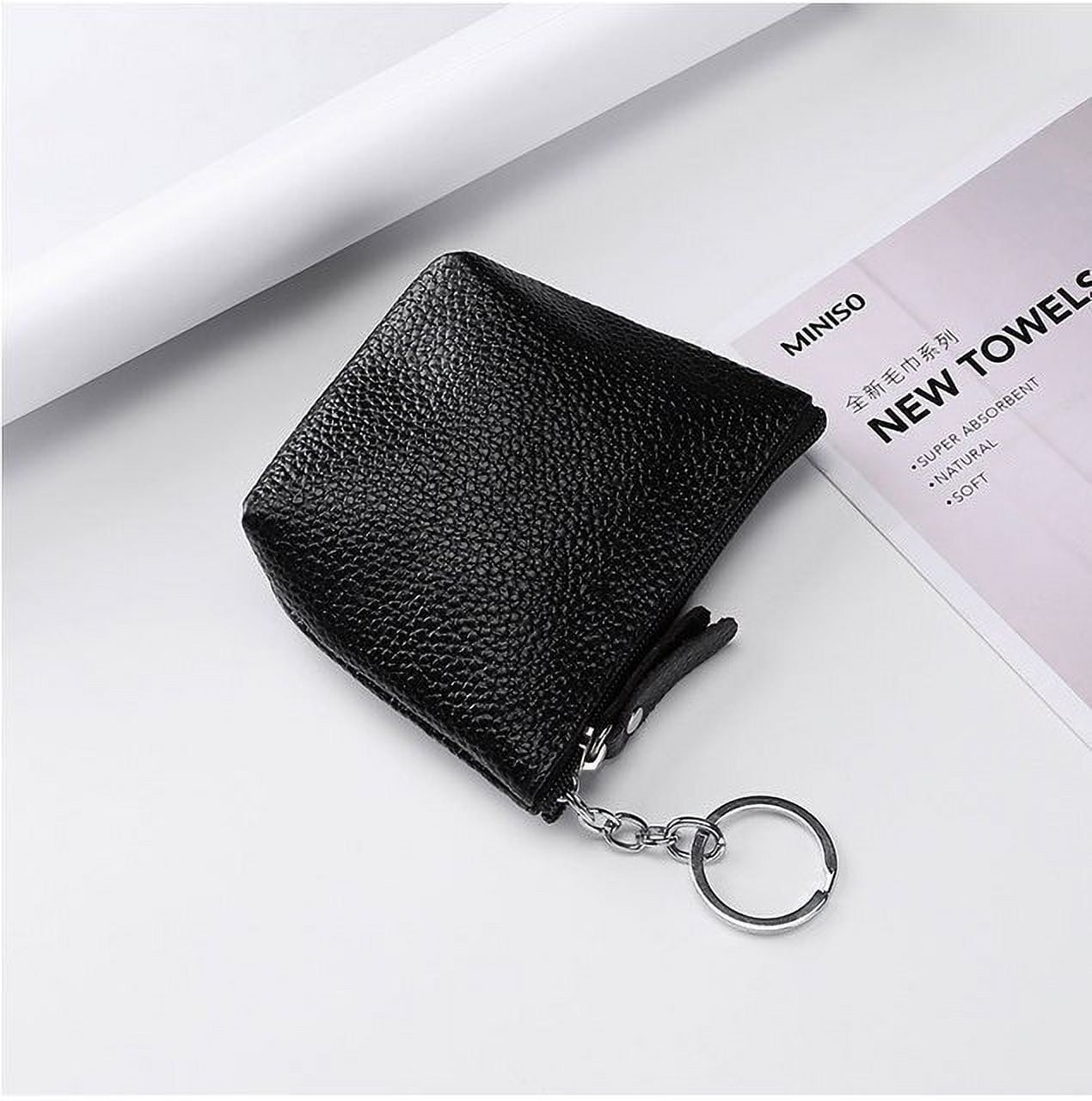 CoCopeaunt Portable Genuine Leather Coin Purse Vintage Key Card Coin ...