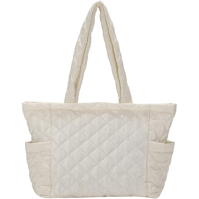 CoCopeaunt Quilted Tote Bags for Women Lightweight Puffer Padding ...