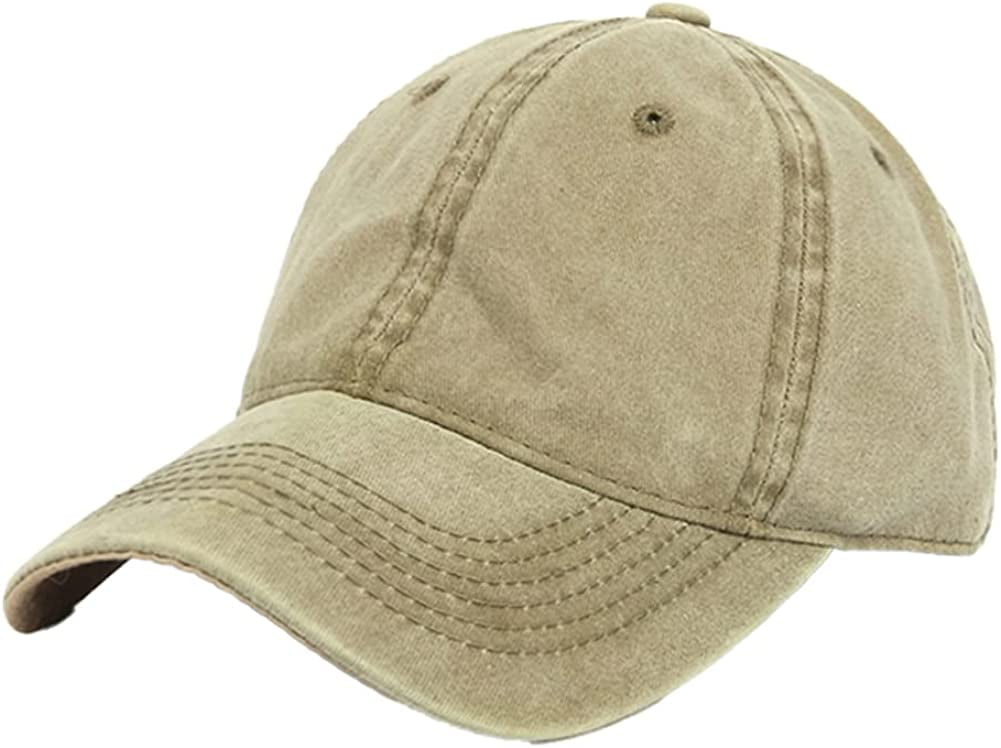 CoCopeaunt Retro Solid Baseball Cap for Women Men Trendy Denim Feel Soft Adjustable Skullcap ...