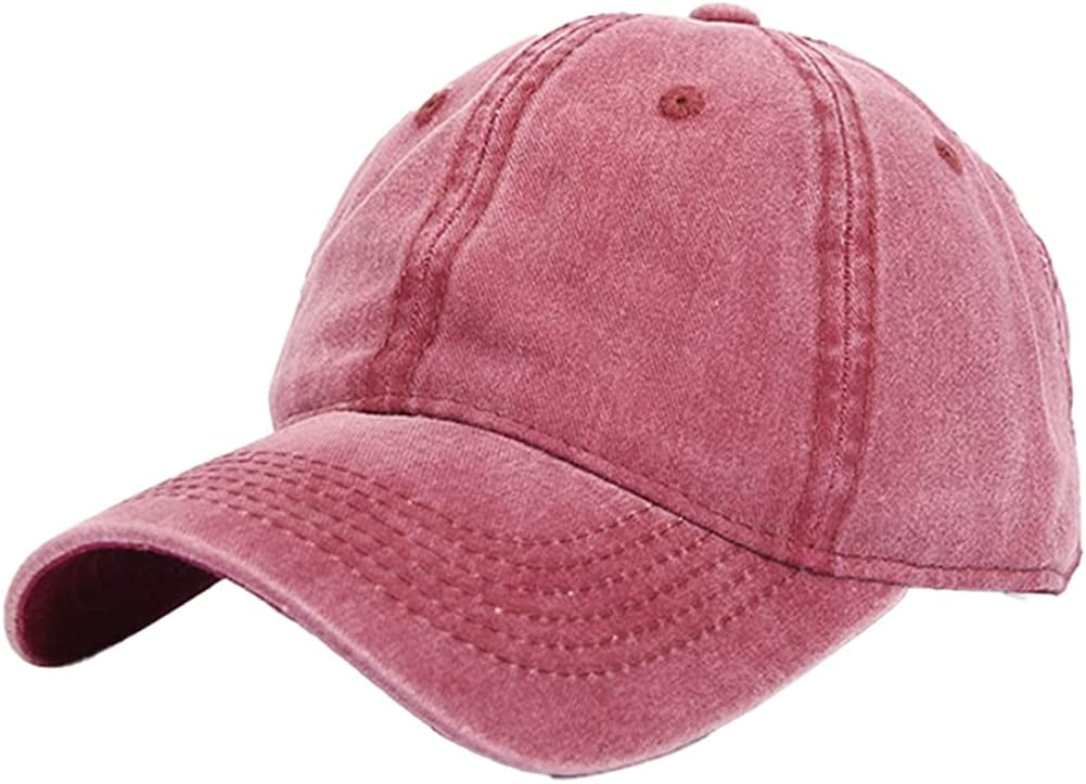 CoCopeaunt Retro Solid Baseball Cap for Women Men Trendy Denim Feel ...