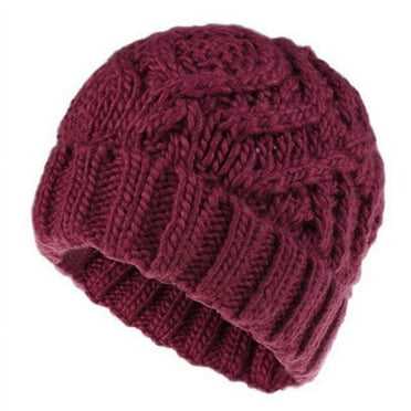 Solid Cable Knit Beanie Cuffed Style Skully Winter Ski Hat Cap ...