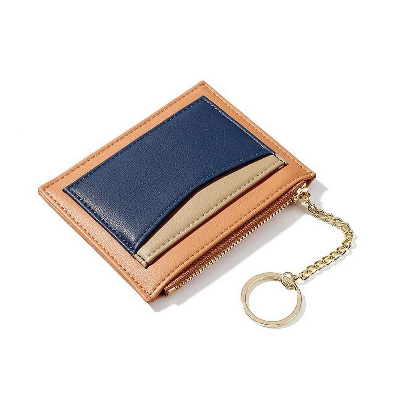 CoCopeaunt Small Fashion Credit ID Card Holder Slim Leather Wallet with ...