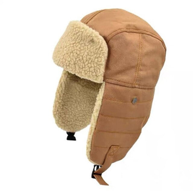 CoCopeaunt Winter Vintage Lei Feng Hat, Female Korean Ear Protection ...