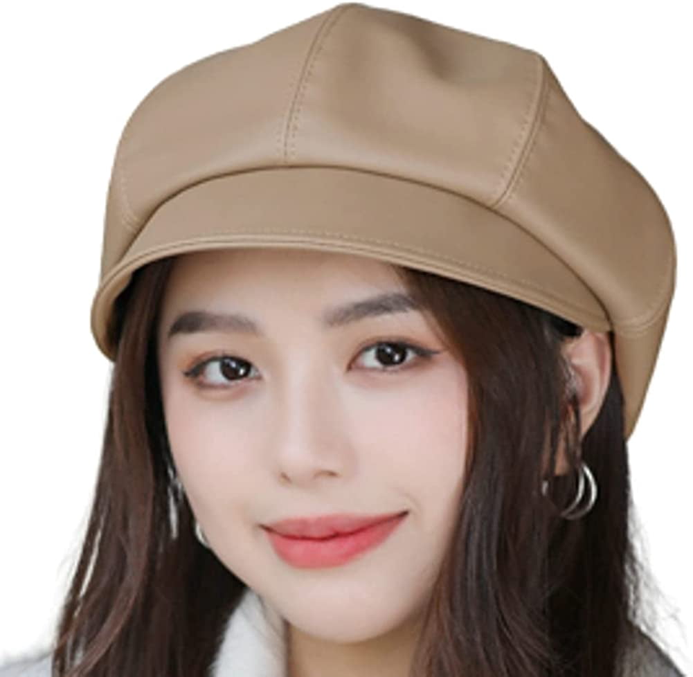 CoCopeaunt Women Newsboy Caps Trendy Casual Visor Beret Hat Retro ...