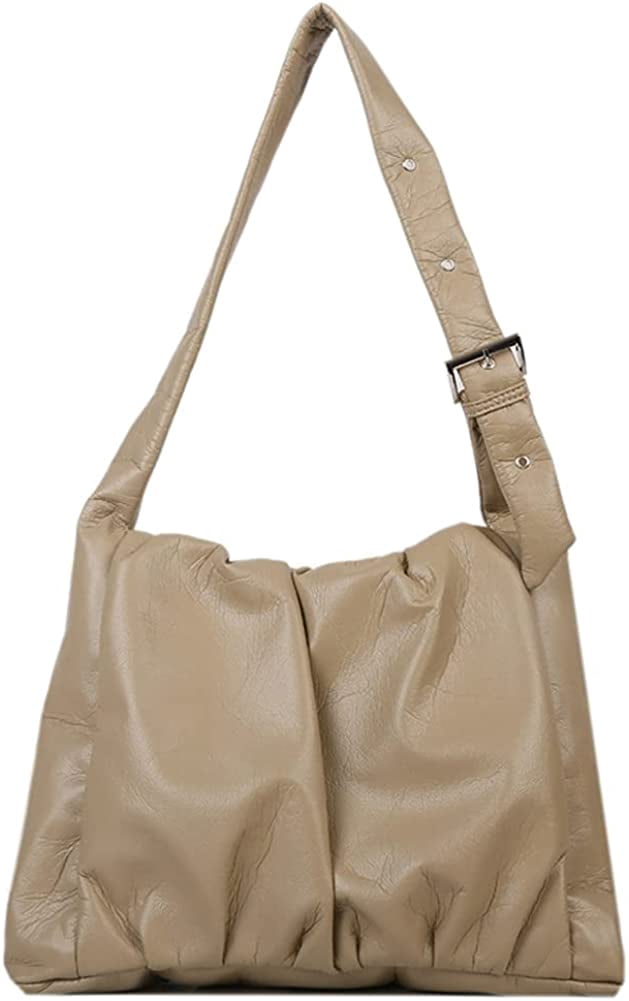 CoCopeaunt Women Retro Hobo Shoulder Bag Faux PU Leather Crossbody Top ...