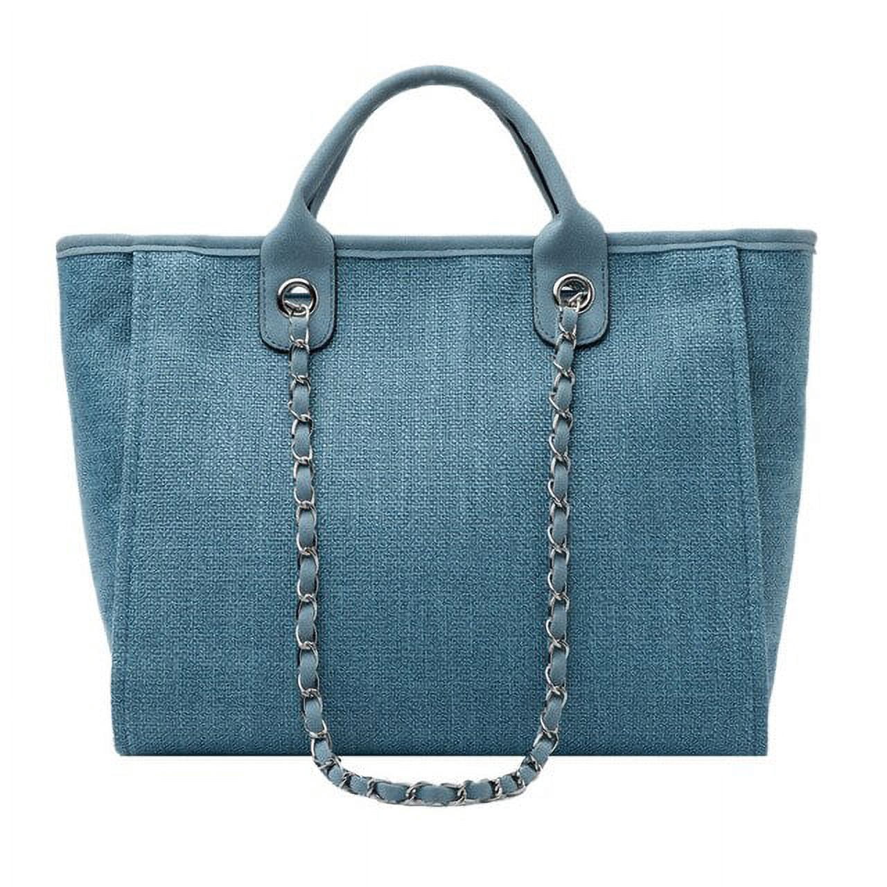 CoCopeaunt Women Tote Bag Fashion Nylon Large Handbag Chains Shoulder ...