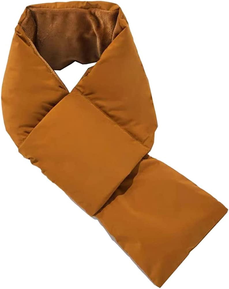 CoCopeaunt Women Warm Solid Soft Scarfs Thick Down Quilted Retro ...