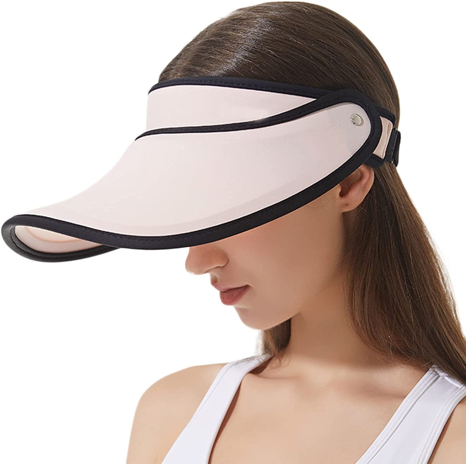 CoCopeaunt Women's Sports Sun Visor Hats UPF 50+ UV Protection Wide ...