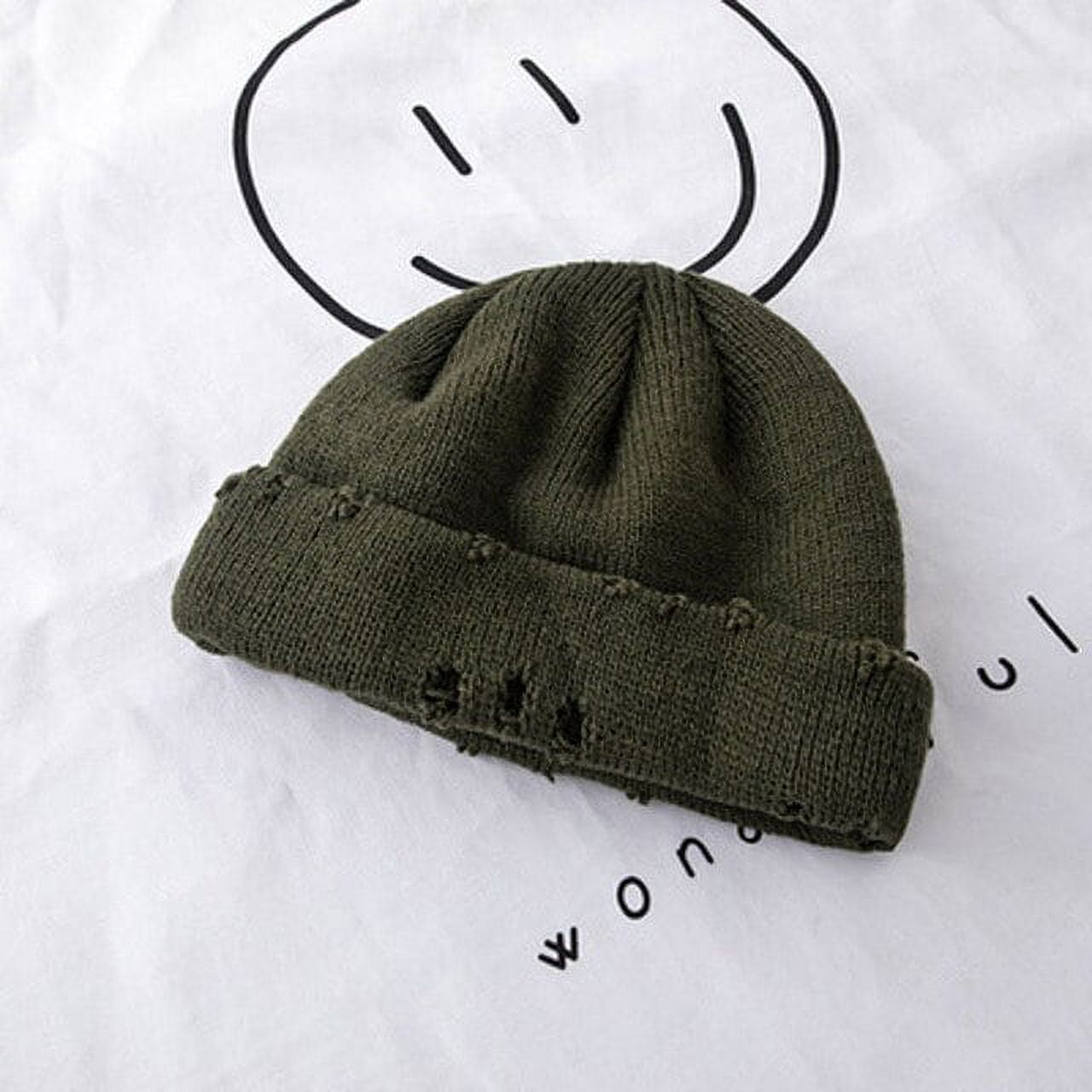 CoCopeaunt Worn Knit Knit Knit Cap, Yuppie Melon Skin Cap For Women In ...